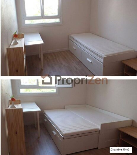 Appartement à louer - La Villette, Lyon ème arrondissement - 5 pièces - 2 chambres