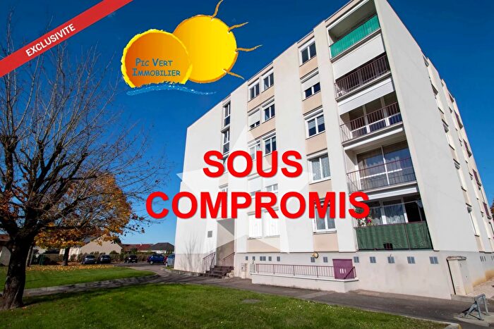Appartement à vendre - Auxonne - 3 pièces - 2 chambres