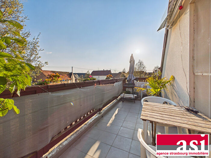 Appartement à vendre - Hurtigheim - 3 pièces - 2 chambres