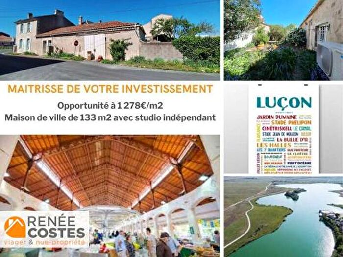 Maison à vendre - Luçon - 6 pièces - 4 chambres