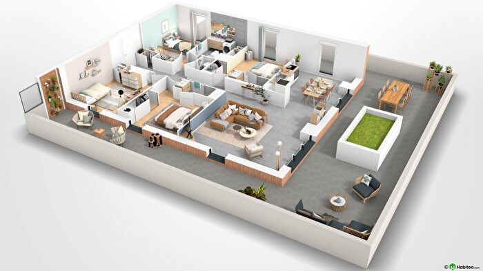 Appartement à vendre - Le Versoud - 5 pièces - 4 chambres