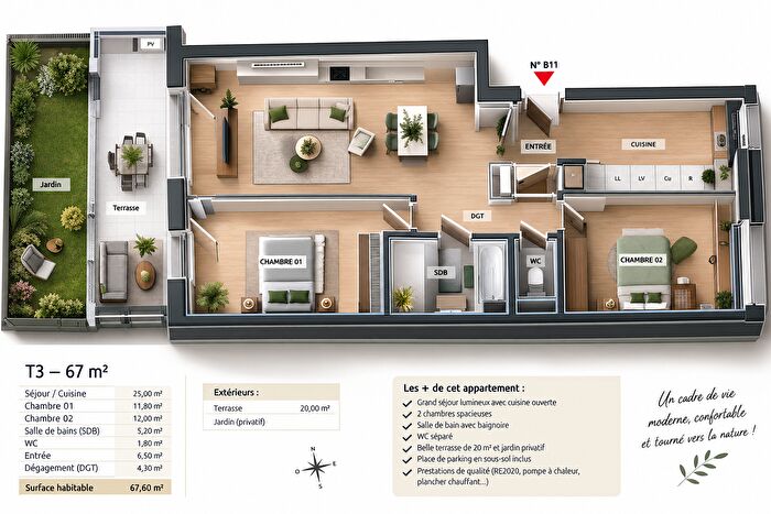 Haguenau, Schloessel, Château Fiat - Maison 3 pièces à vendre