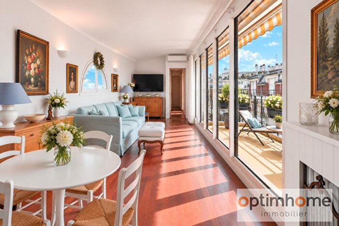 Paris 16ème, Auteuil-Nord, Jasmin, Mirabeau : Appartement 2 pièces à vendre