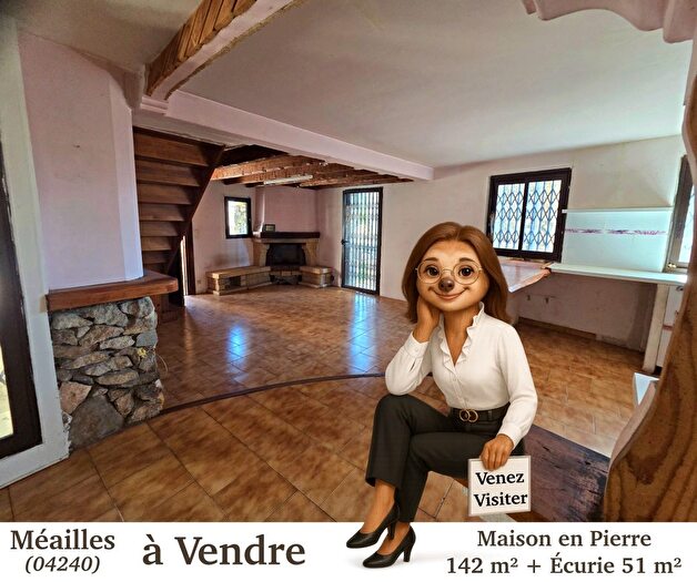 Maison à vendre - Méailles - 3 pièces - 2 chambres