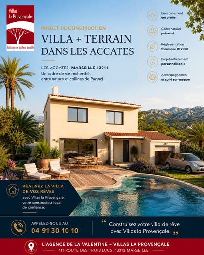 Maison 4 pièces à vendre - Marseille 11ème, Les Accates