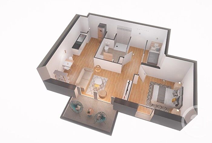 Appartement à vendre - Étaples - 3 pièces - 1 chambre