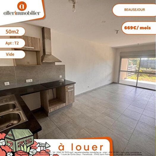 Appartement à louer - Sainte-Marie - 2 pièces - 1 chambre