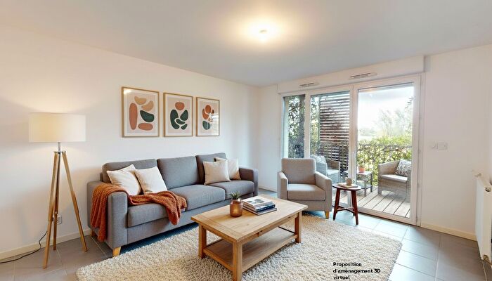 Appartement à vendre - Saint-Orens-de-Gameville - 3 pièces - 2 chambres