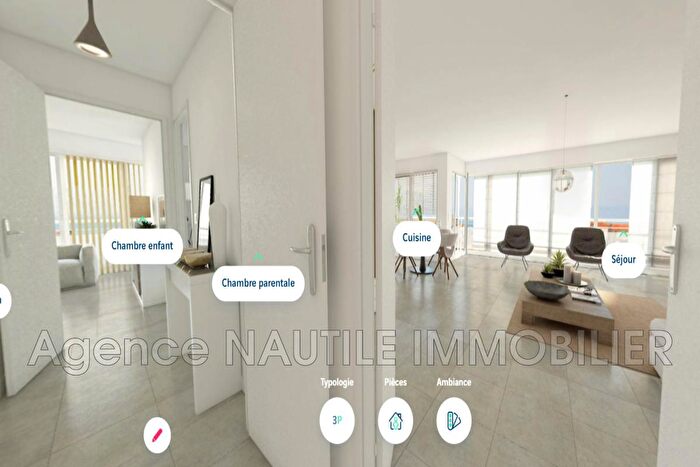 Appartement à vendre - La Grande-Motte - 3 pièces - 2 chambres