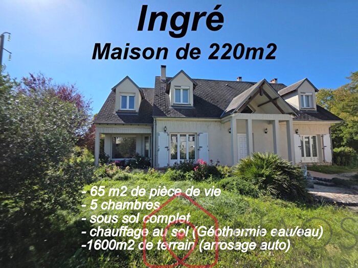 Maison à vendre - Ingré - 6 pièces - 5 chambres