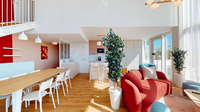 Nord, Huningue - Appartement 1 pièce à louer