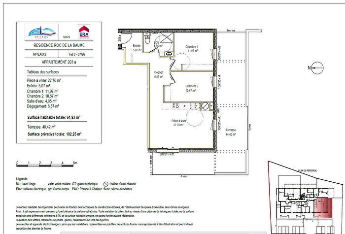 Appartement 3 pièces à Sisteron, à vendre