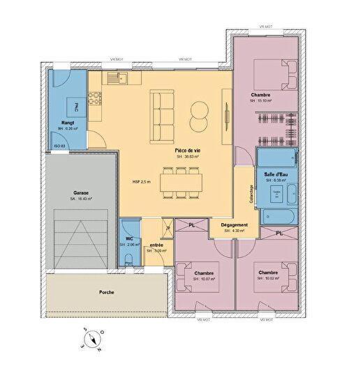 Maison 4 pièces à Vérines, à vendre