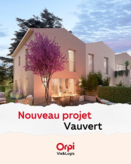 Appartement à vendre - Vauvert - 2 pièces - 1 chambre