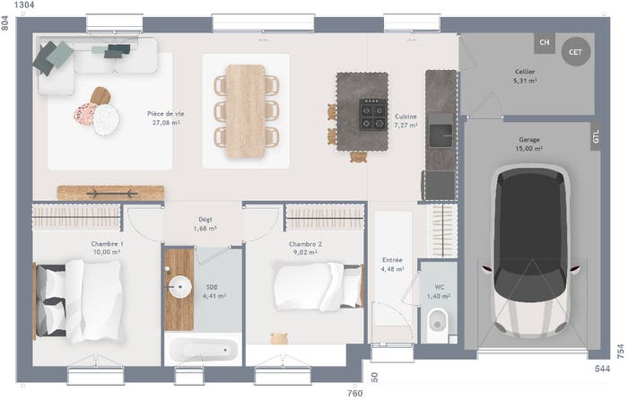 Maisons à vendre et appartements à louer - 2