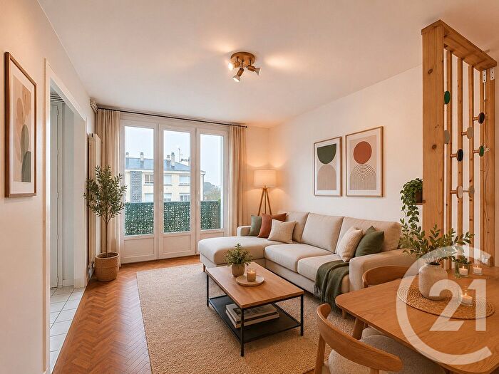 Appartement à louer - Rezé, Hôtel de Ville - 3 pièces - 2 chambres