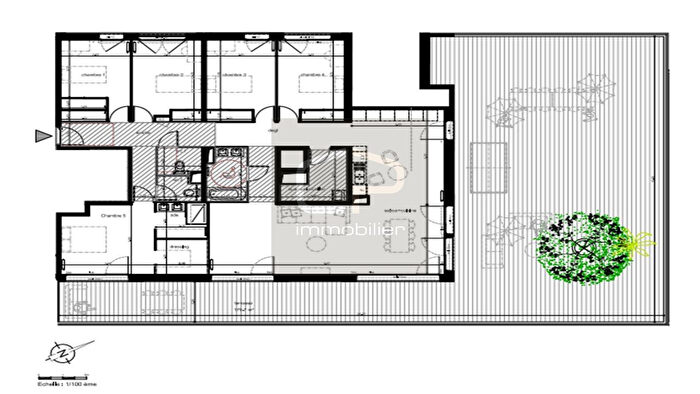 Appartement 6 pièces à Annecy, Parc des Sports, Fier, à vendre