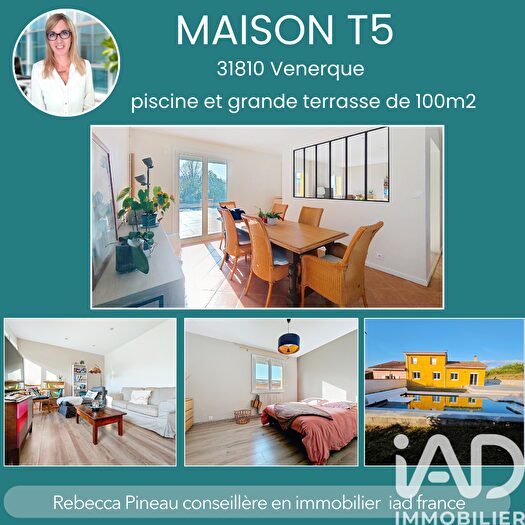Maison à vendre - Venerque - 5 pièces - 4 chambres