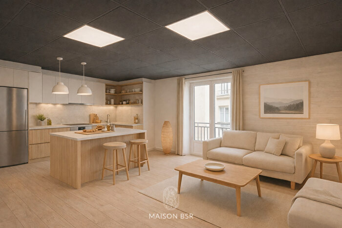 Appartement à vendre - Nantes, Centre-ville - 3 pièces - 2 chambres