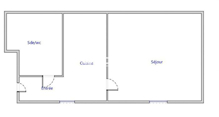 Bagnolet, Les Coutures - Appartement 1 pièce à vendre