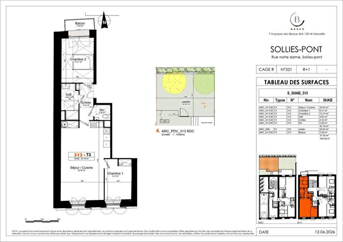 Solliès-Pont - Appartement 3 pièces à vendre