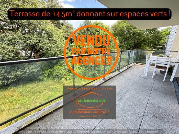 Appartement à vendre - Quartiers Nord-Ouest, Beauregard, La Lande du Breil - 3 pièces - 2 chambres