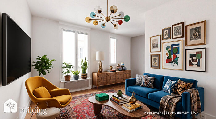 Appartement à vendre - Asnières-sur-Seine, Centre-ville - 2 pièces - 1 chambre