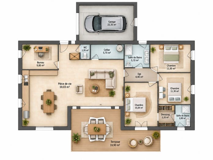 Maisons à vendre et appartements à louer - 2