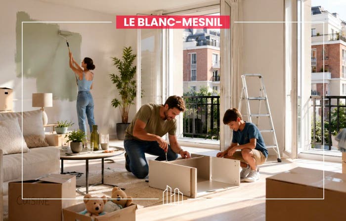 Maison 3 pièces à Le Blanc-Mesnil, Pôle Gare, à vendre