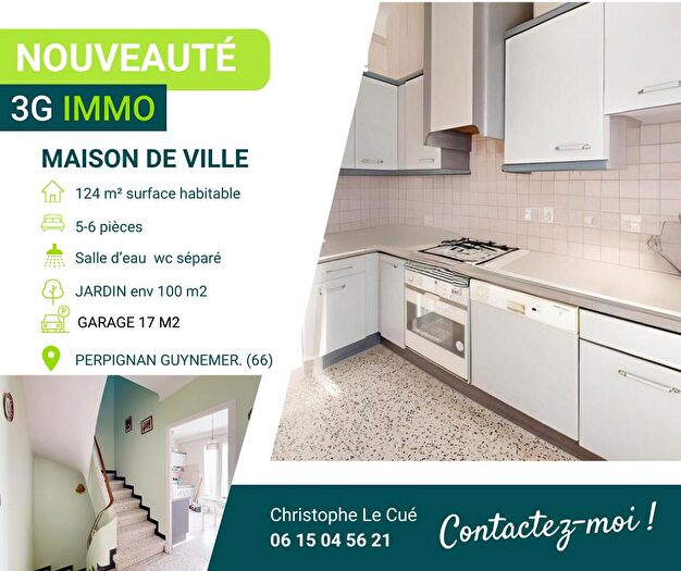 Maison à vendre - Perpignan, Les Remparts - 5 pièces - 4 chambres