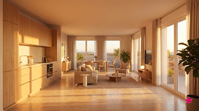 Appartement à vendre - Pusignan - 3 pièces - 2 chambres