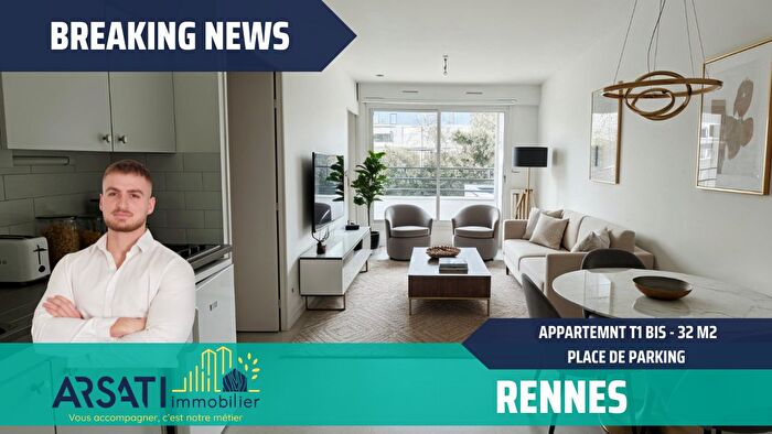 Appartement à vendre - Quartiers Centre, Rennes - 2 pièces - 1 chambre