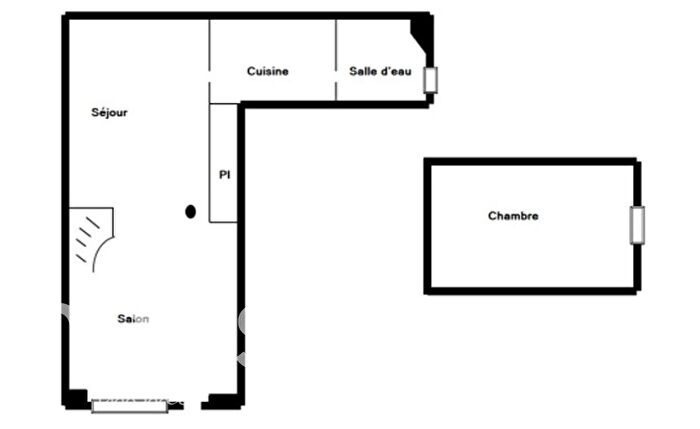 Appartement à vendre - Paris e , Saint-Gervais - 2 pièces - 1 chambre