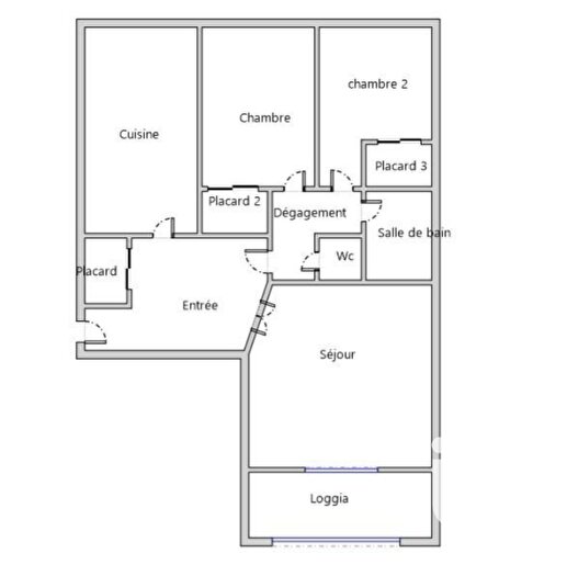 Appartement à vendre - Villeurbanne, Zola, Pressence - 3 pièces - 2 chambres