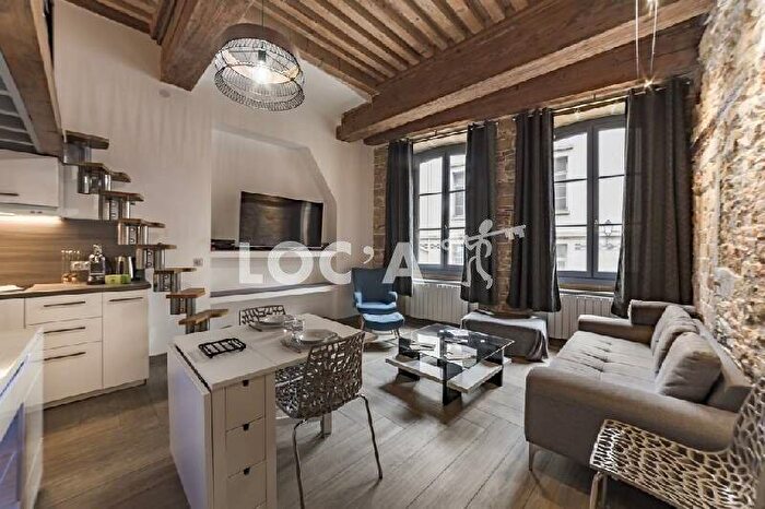 Appartement à louer - Lyon ème arrondissement - 2 pièces - 1 chambre