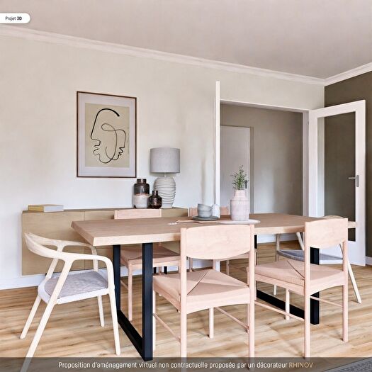 Appartement à vendre - Saint-Cyr-sur-Loire, Mailloux - 3 pièces - 2 chambres