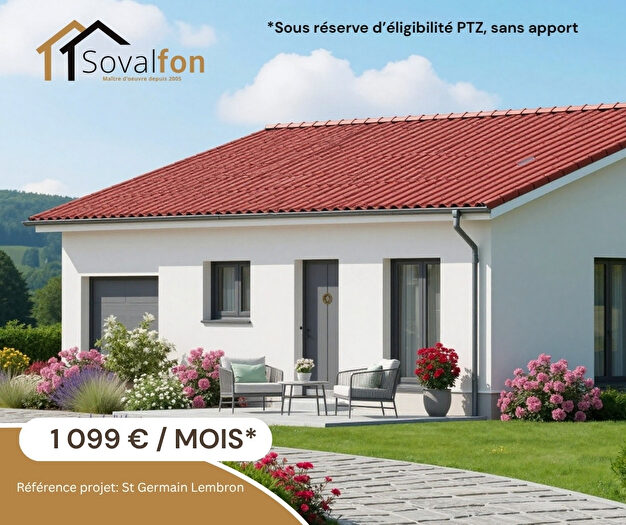 Maison 4 pièces à vendre - Saint-Germain-Lembron