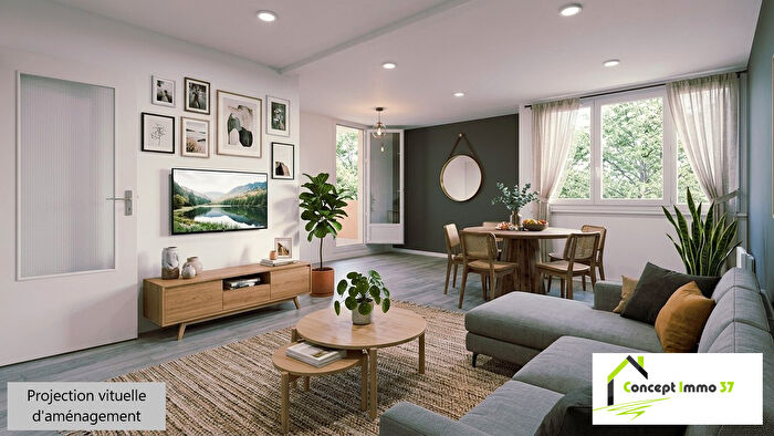 Appartement à vendre - Saint-Avertin, Grands-Champs, Sagerie - 2 pièces - 1 chambre