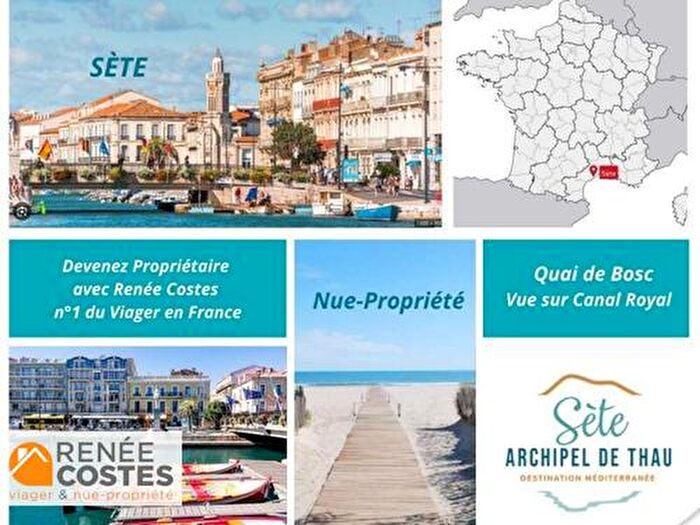 Appartement à vendre - Sète, La Gare - 4 pièces - 3 chambres