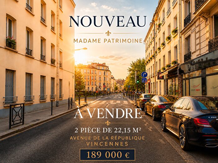Appartement 2 pièces à Vincennes, à vendre