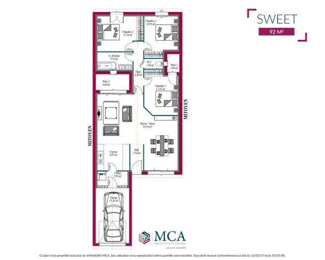 Maisons à vendre et appartements à louer - 3