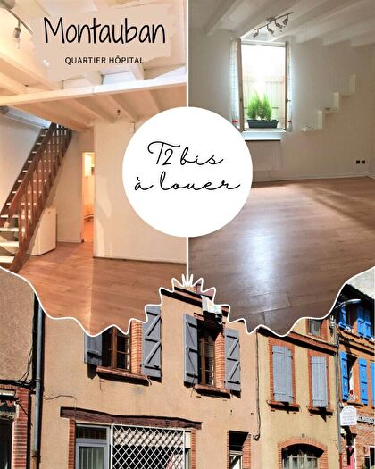 Centre Ville, Montauban : Appartement 3 pièces à louer