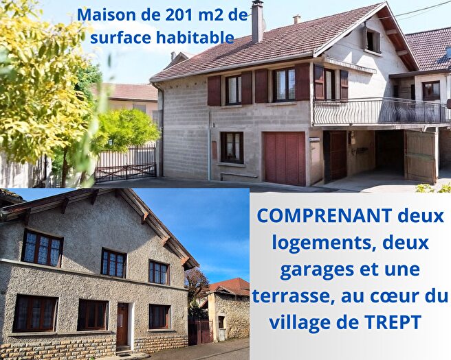 Maison à vendre - Trept - 7 pièces - 4 chambres