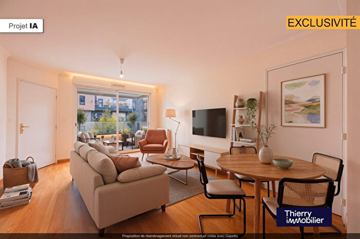 Appartement à vendre - Nantes, Canclaux, Mellinet - 3 pièces - 2 chambres