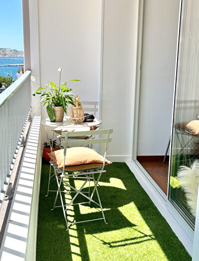 Marseille 7ème, Catalans, Pharo - Appartement 3 pièces à vendre