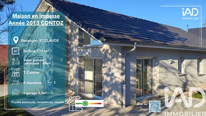 Maison à vendre - Besançon, Saint-Claude, Torcols, Chailluz - 5 pièces - 3 chambres