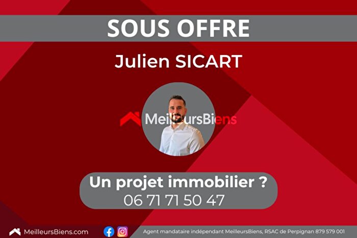 Villeneuve-la-Rivière : Maison 4 pièces à vendre