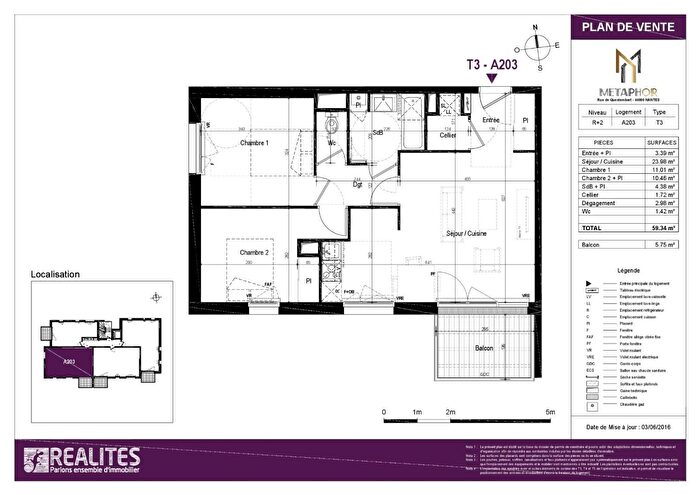 Appartement 3 pièces à Nantes, Longchamp, Rond-Point de Rennes, Perverie, Américains, à louer