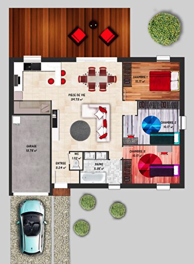 Maisons à vendre et appartements à louer - 3