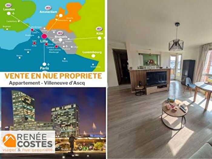 Appartement à vendre - Villeneuve-dAscq, Résidence Triolo - 2 pièces - 1 chambre